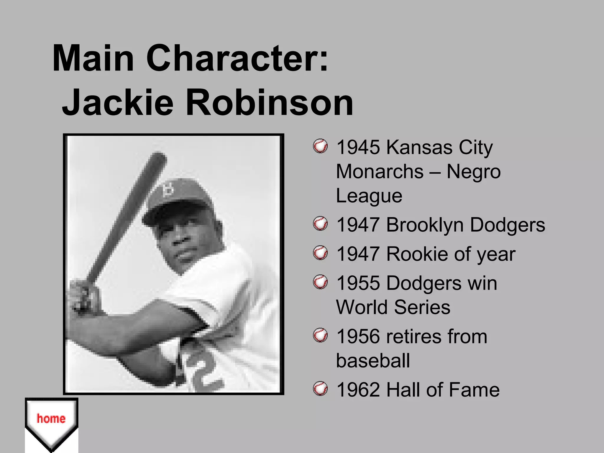 Jackie robinson a noble experiment | PPT