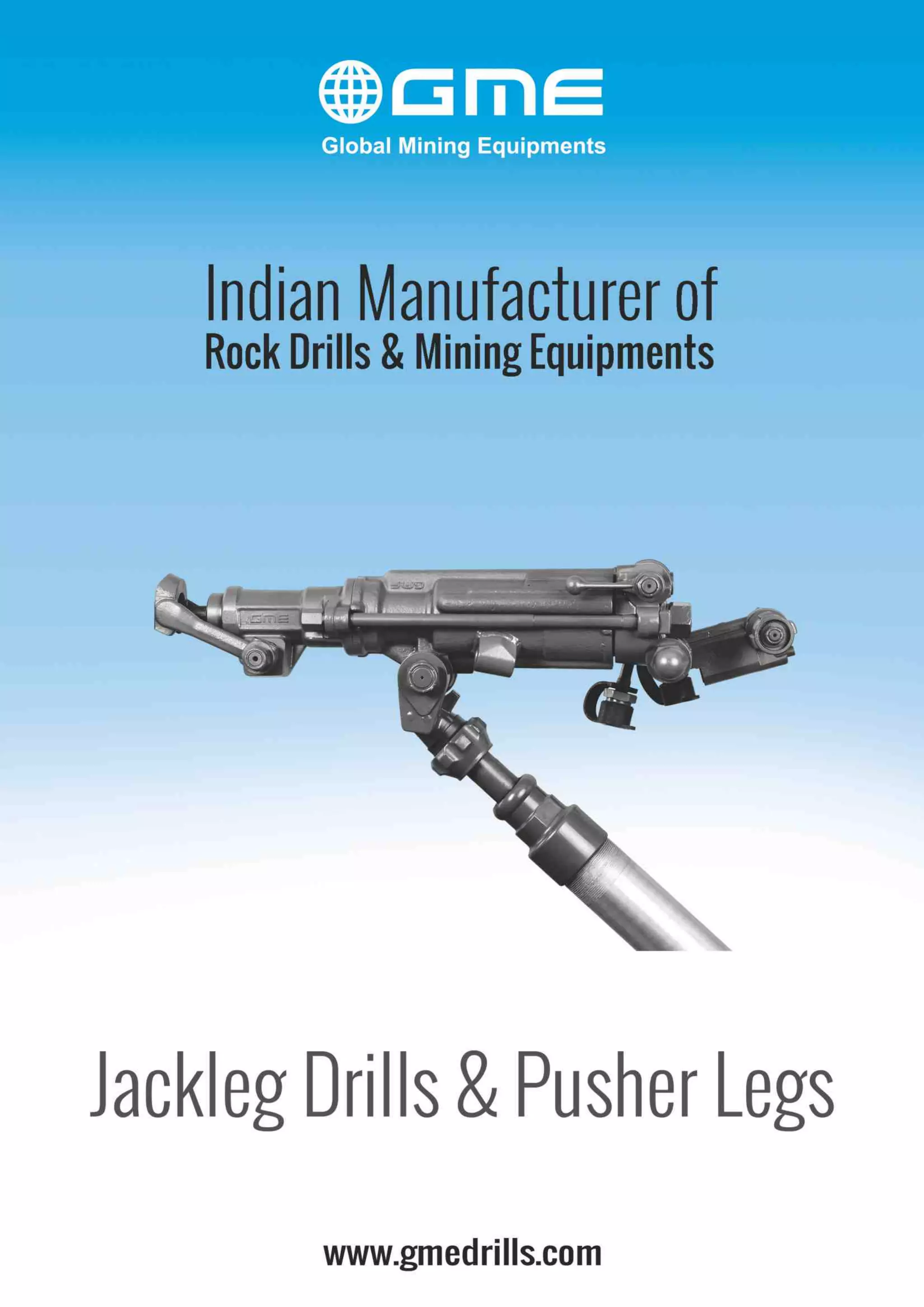 GME - Jackleg drills & pusher legs combined brochure | PDF