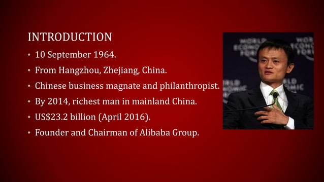 Jack ma | PPT | Free Download