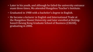 Jack ma | PPTX