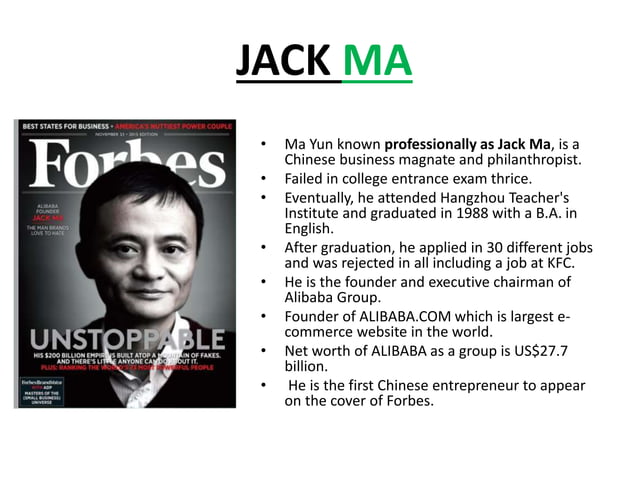 LEADERSHIP_JACK MA | PPTX