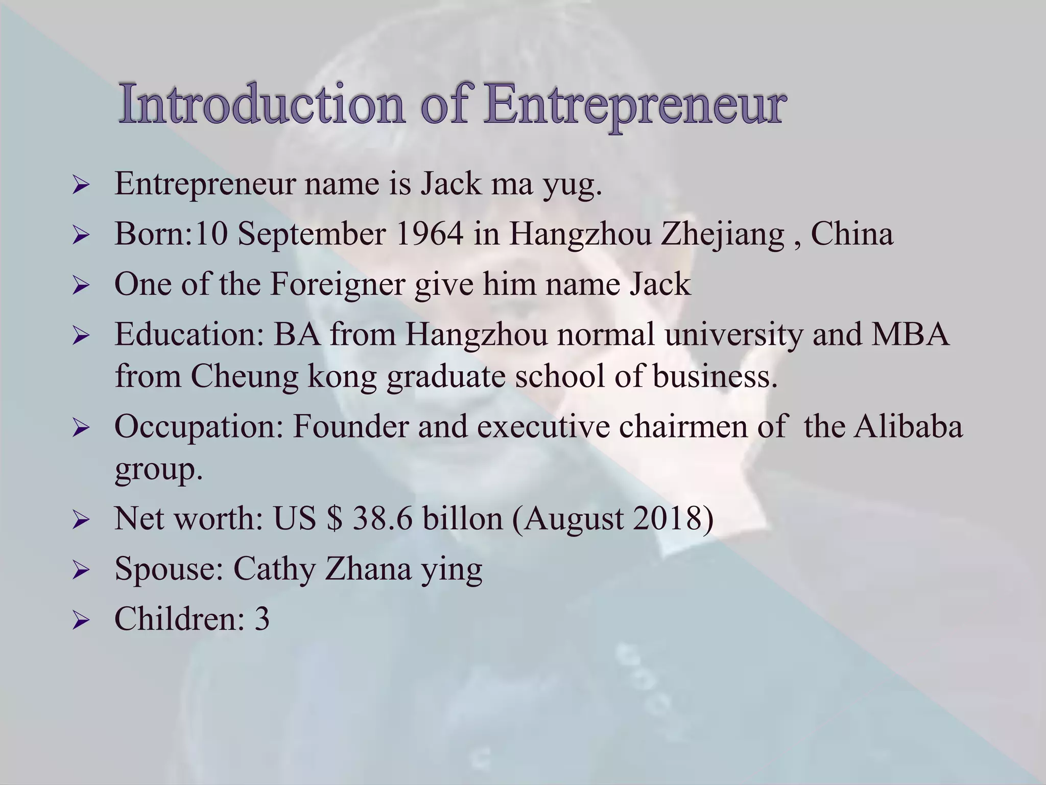 Jack ma | PPT