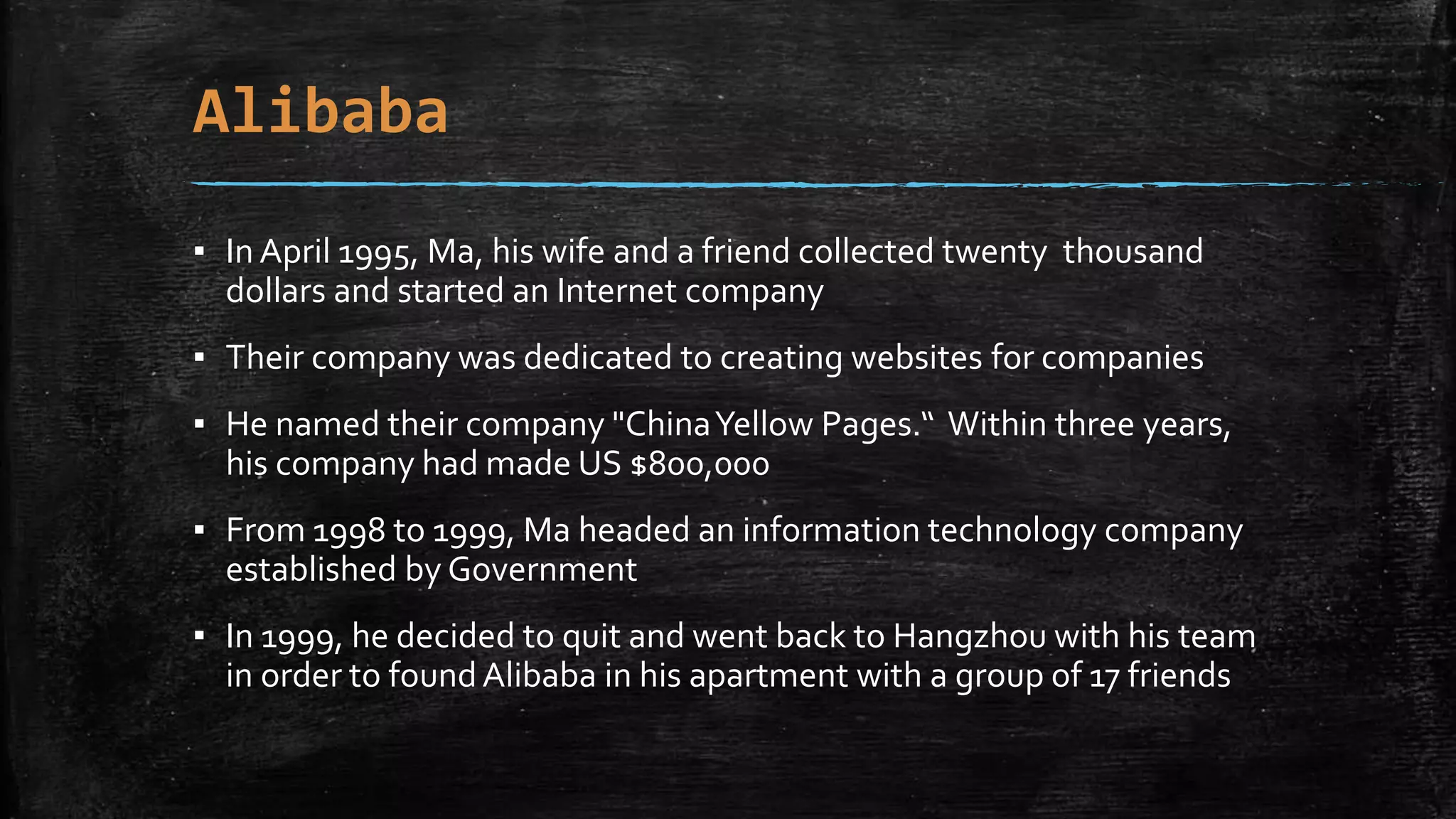 Jack Ma Biography | Pptx
