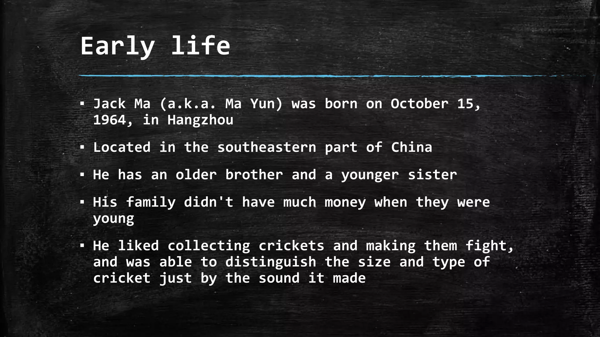 Jack ma Biography | PPTX