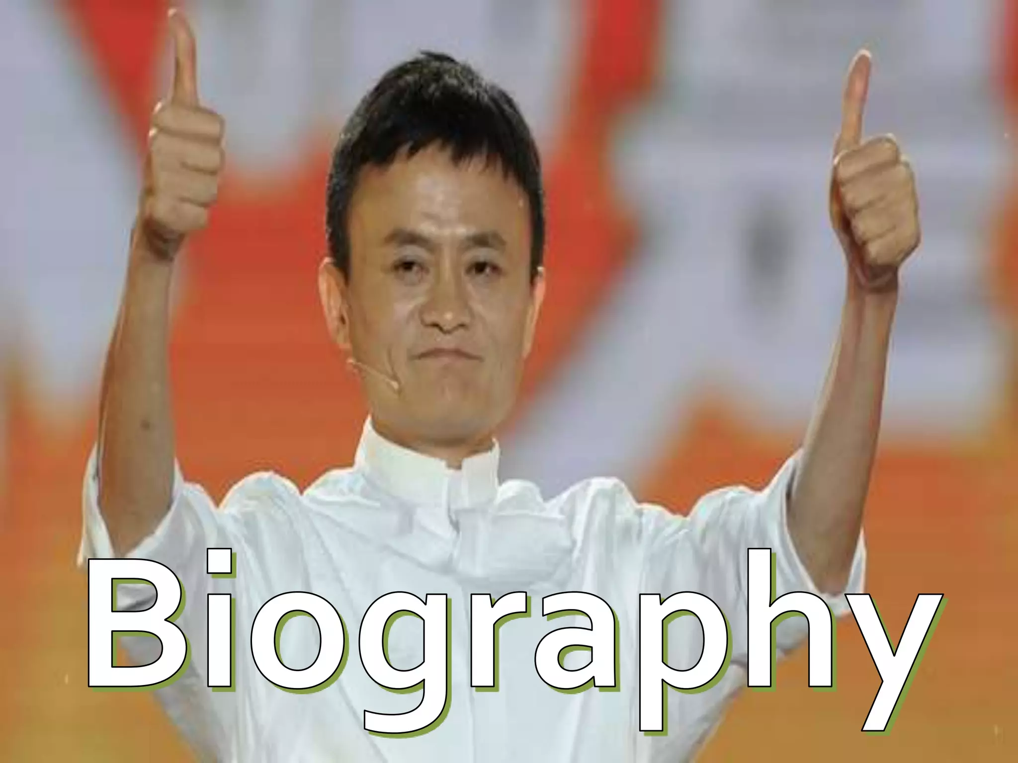 Jack ma (alibaba) three sisters and a brother group project | PPTX