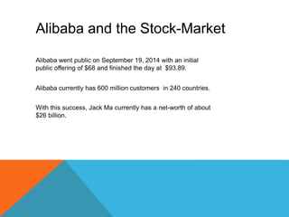 Jack ma and alibaba | PPTX