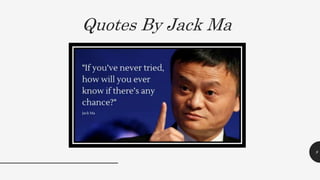 Jack ma Presentation by Hardik Bhandari | PPTX | Business | Business and Finance