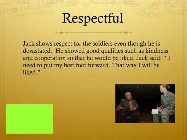 Jack Mandelbaum Courage project | PPT