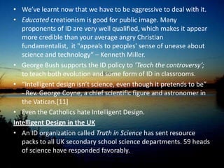 Jack oughton intelligent design is not science | PPTX | Genetics | Science