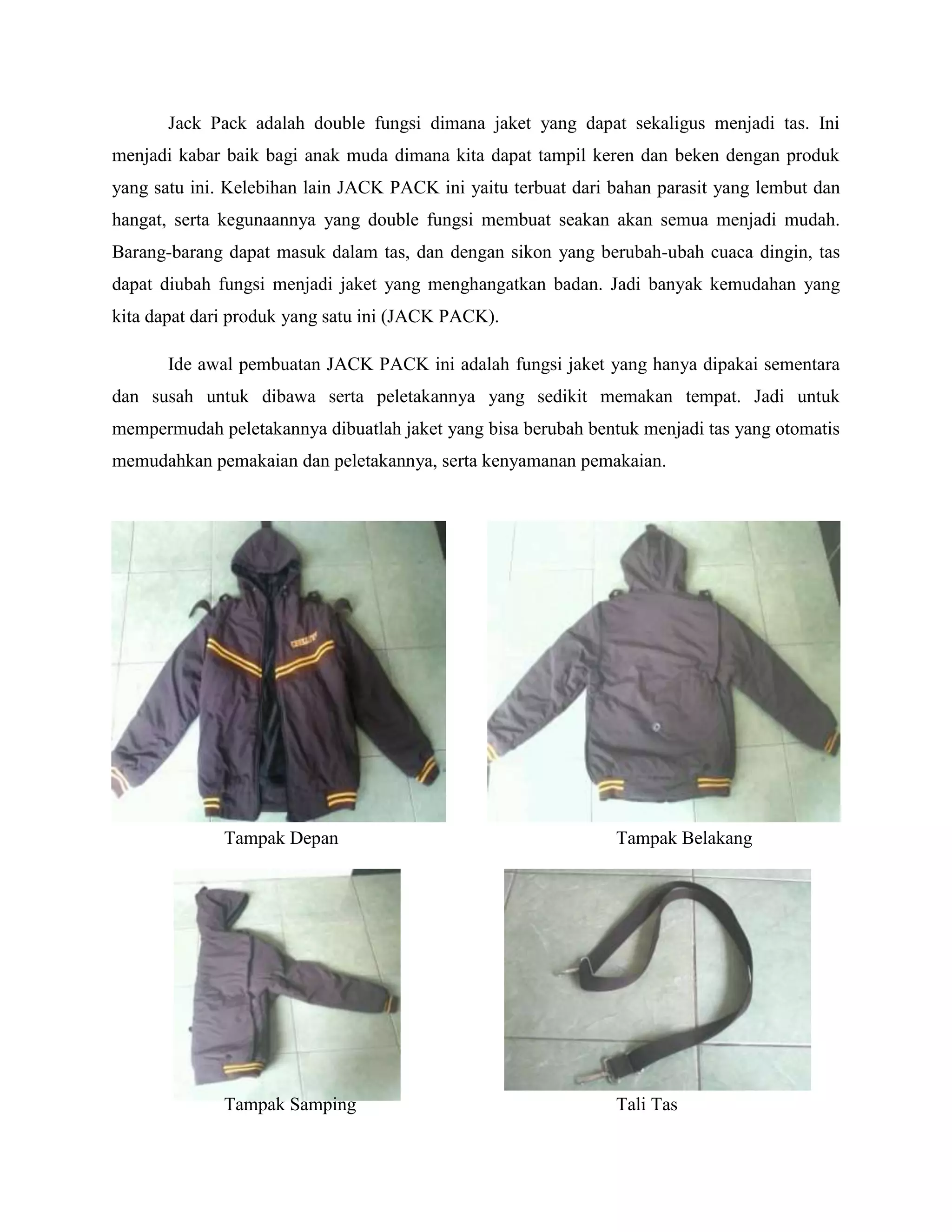 Jack pack double fungsi | DOCX