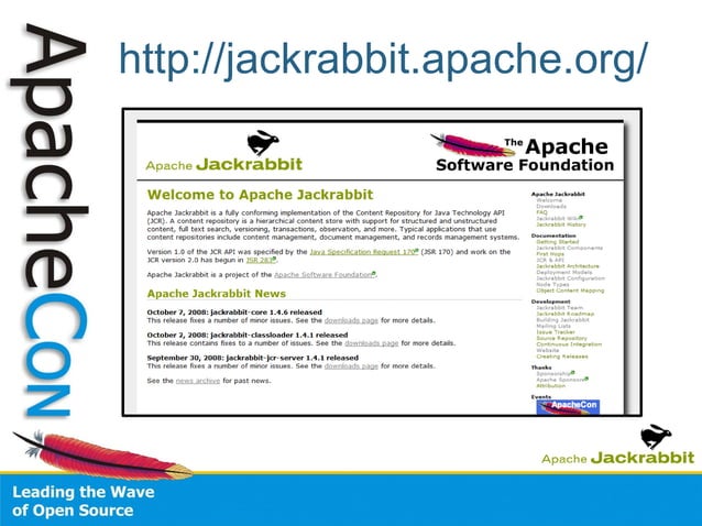 Introduction to JCR and Apache Jackrabbi | ODP