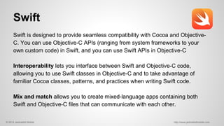 WWDC 2014 Recap & Swift Introduction | PDF | Programming Languages | Computing