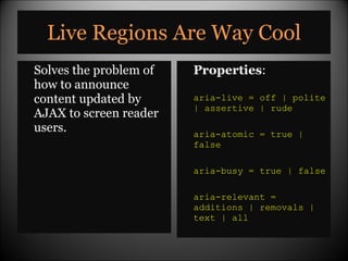 An Introduction to WAI-ARIA | PPT