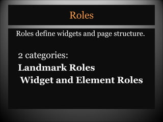 An Introduction to WAI-ARIA | PPT