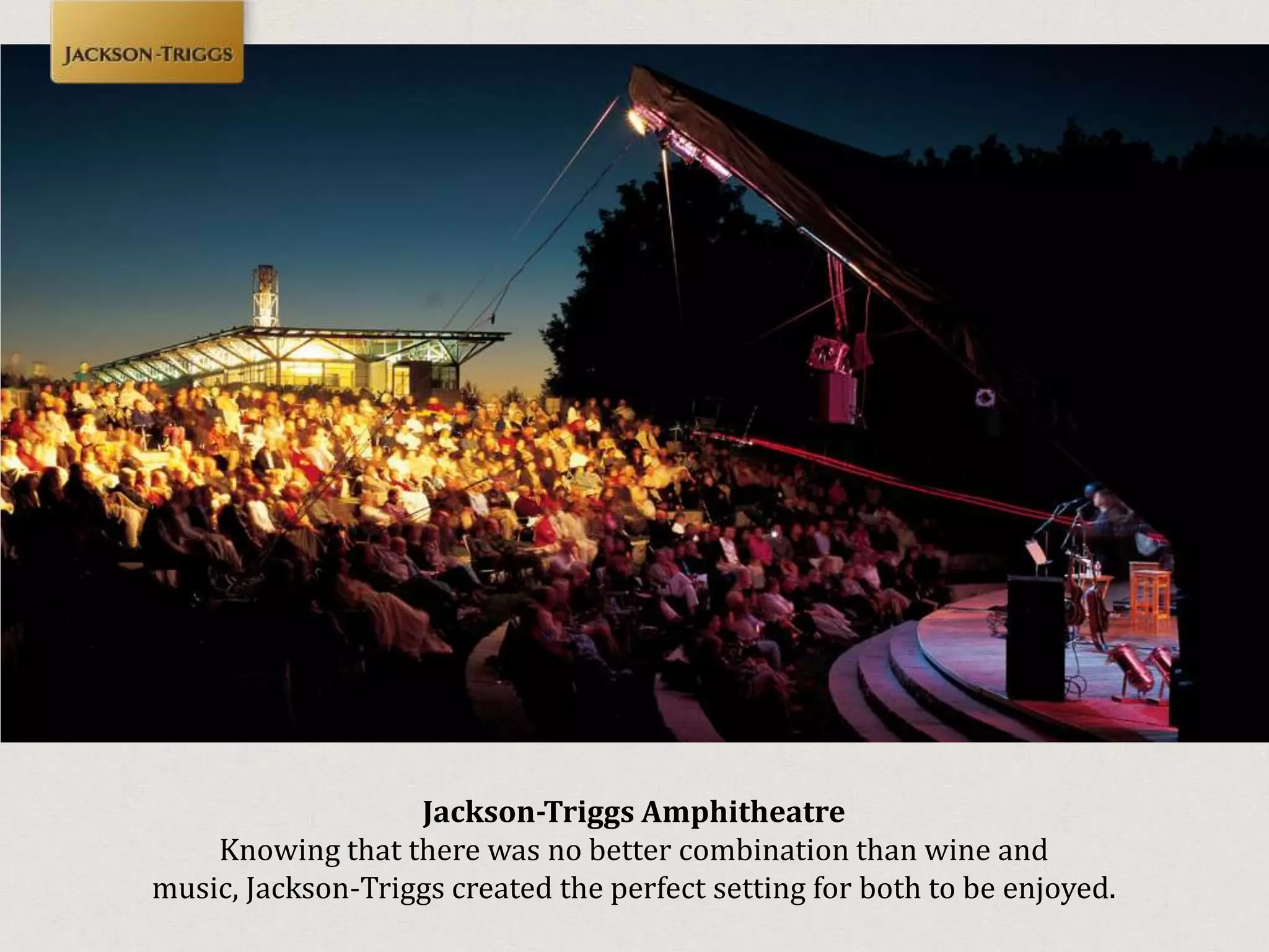 Jackson triggs amphitheatre - 2013 | PPT