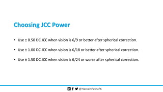 Jackson Cross Cylinder | PPTX