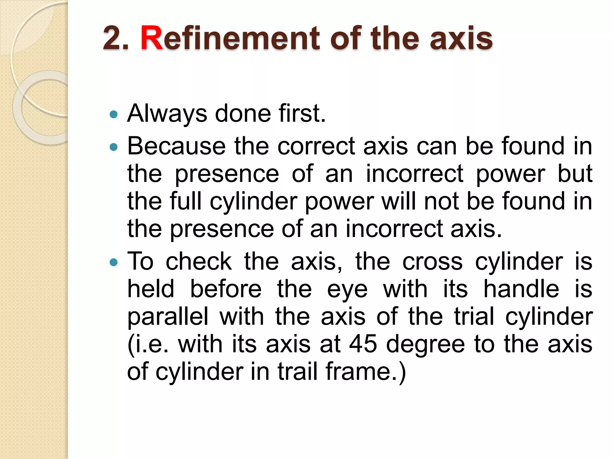 Jackson cross cylinder | PPTX
