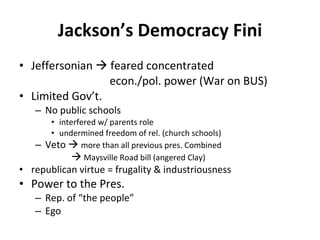 Jacksonian Democracy | PPT