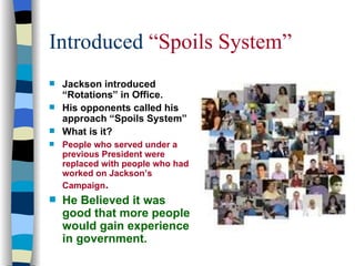 Jacksonian democracy | PPT