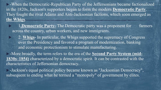 US 2111 Jacksonian democracy | PPTX | Civic affairs | Politics