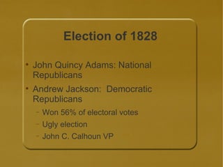 Jackson Politics | PPT | Civic affairs | Politics