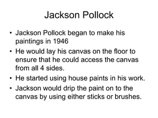 Jackson Pollock | PPT