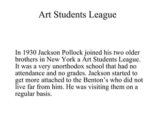 Jackson pollock | PPT