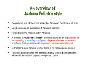 Jackson Pollock | PPT