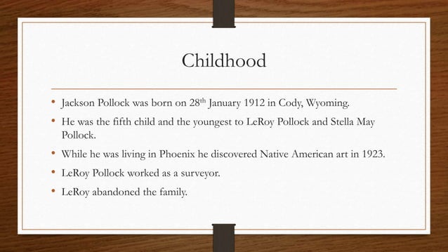 Jackson pollock | PPT