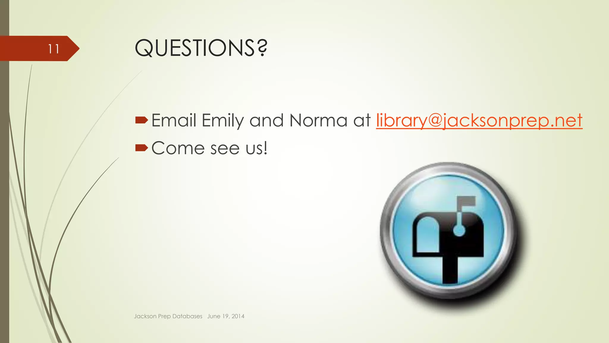 Jackson Prep Databases LIS 557 | PPTX