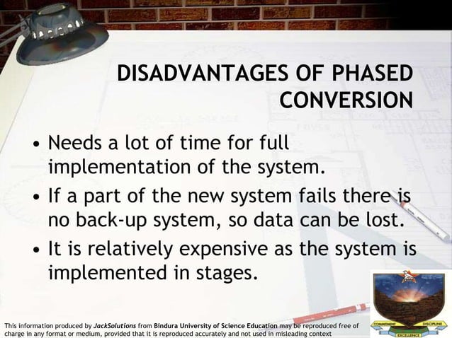 Phased conversion method of implementing new Information Systems ( By ...