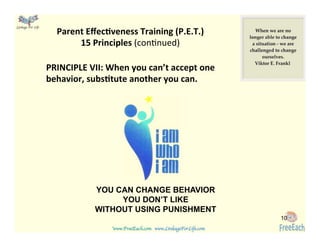 Parent Effectiveness Training | PDF