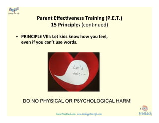 Parent Effectiveness Training | PDF