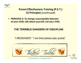 Parent Effectiveness Training | PDF