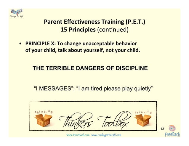 Parent Effectiveness Training | PDF