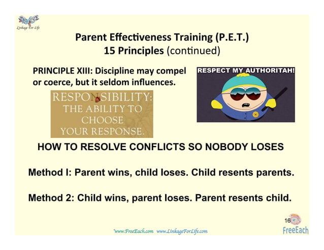 Parent Effectiveness Training | PDF