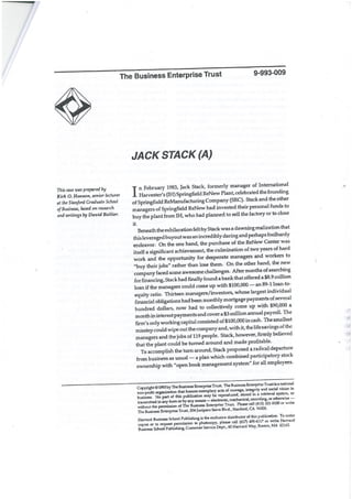 Jack stack case | PDF