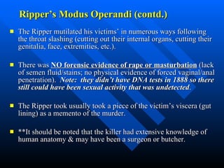 Jack the ripper | PPT