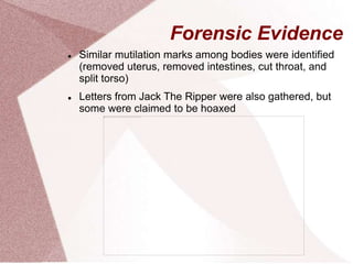 Jack the ripper | PPT