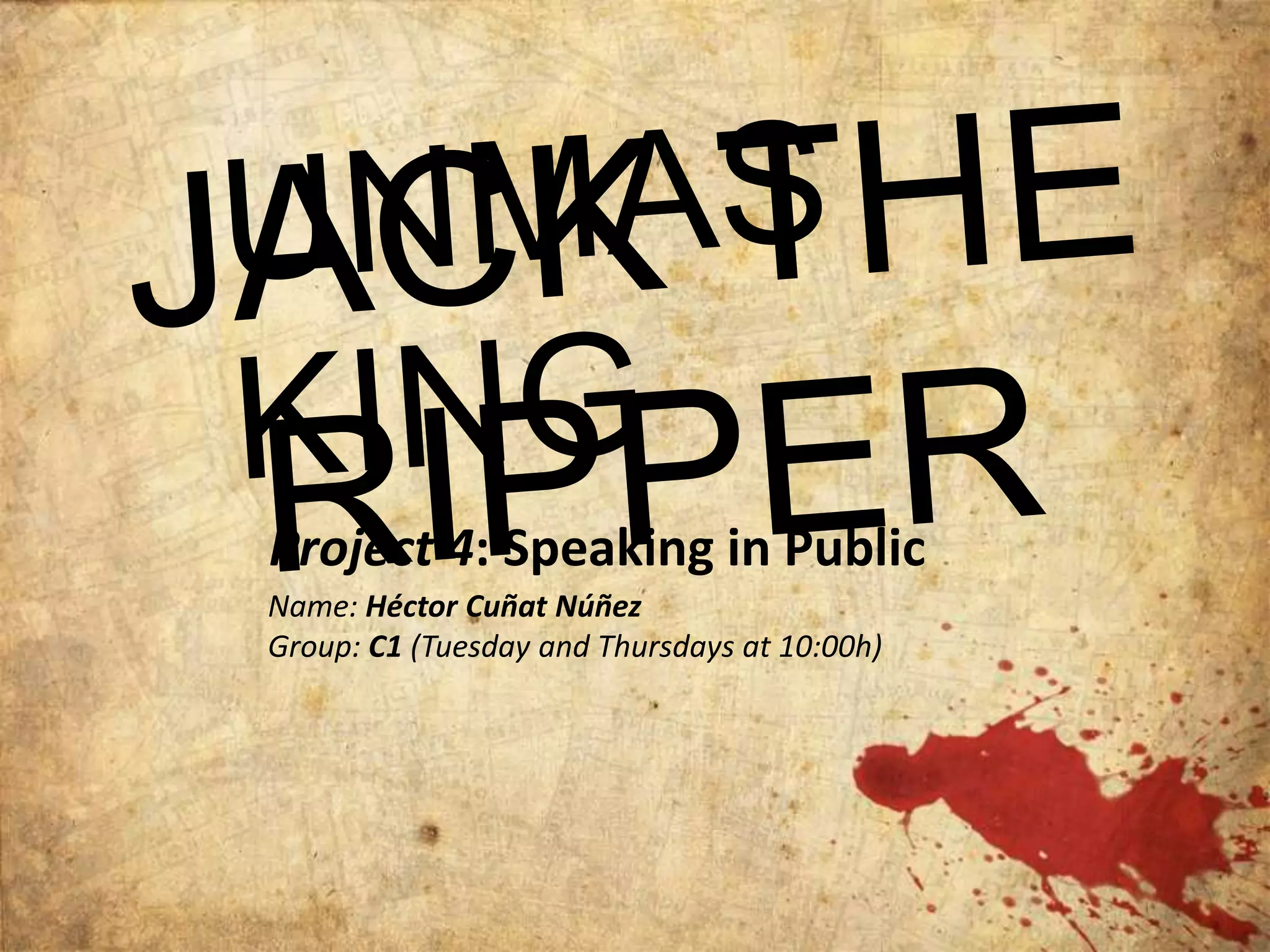 Jack The Ripper | PPTX