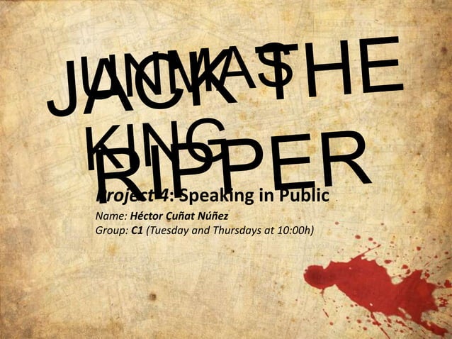 Jack The Ripper | PPTX