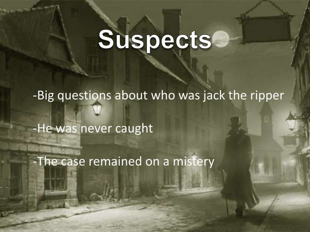 Jack the ripper | PPT
