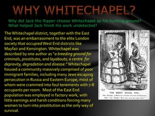Jack the ripper project | PPTX