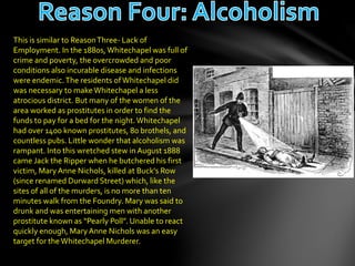 Jack the ripper project | PPTX