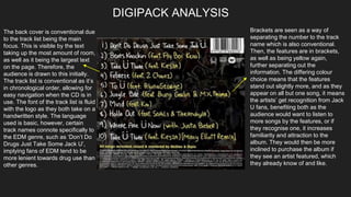 Digipack analysis | PPT