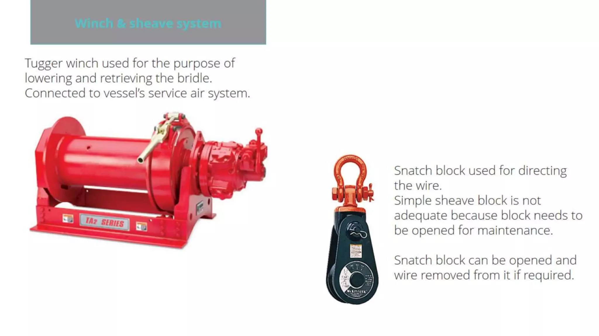 Jackup towing assembly (Bridle) | PPTX