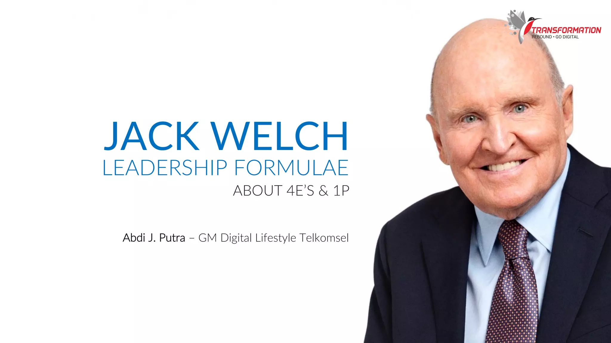4Es & 1P LEADERSHIP FORMULAE BY JACK WELCH | PDF
