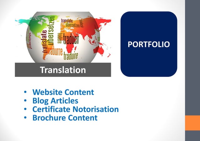 Jack Yu's Portfolio - Translation | PDF