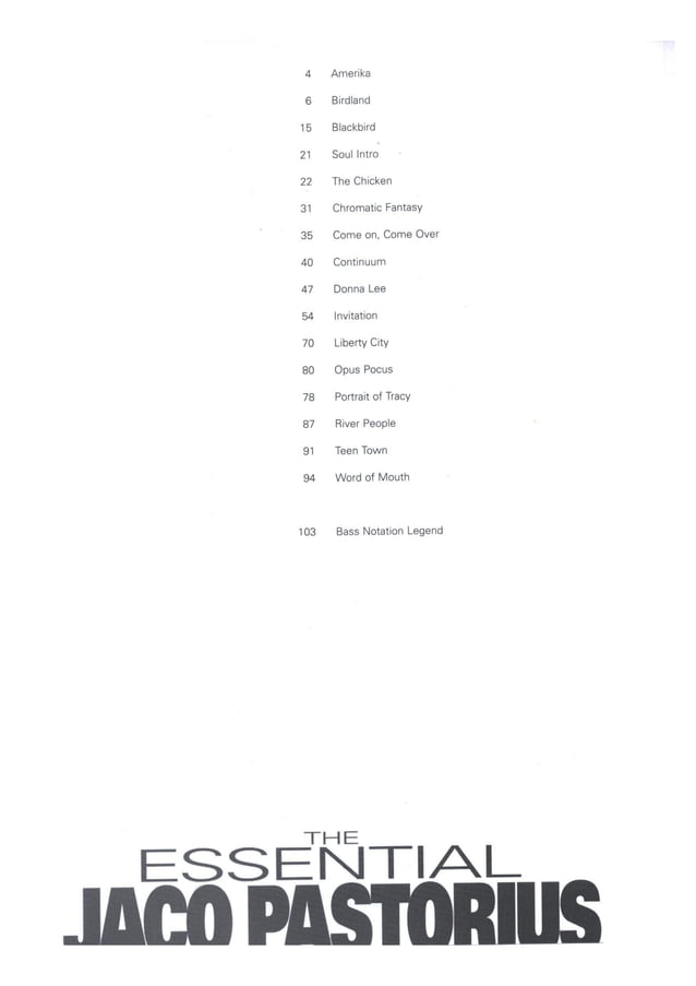 Jaco pastorius---the-essential - X Juan veliz flores :) | PDF
