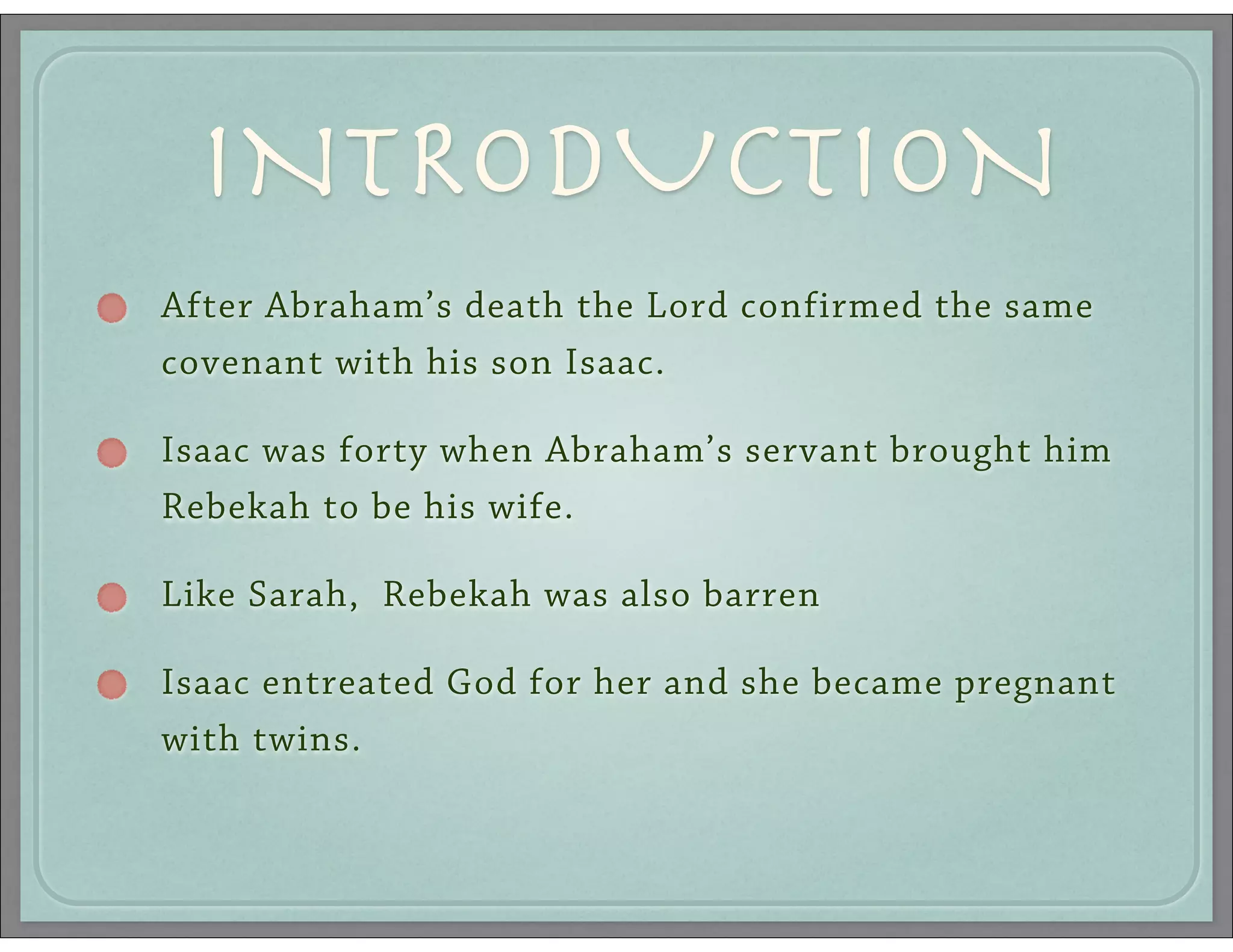 Jacob and Esau: a Tale of 2 Brothers | PDF